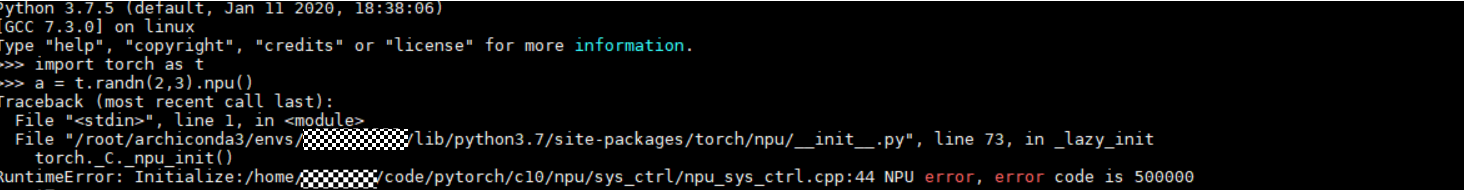 在模型运行时遇到报错 Runtimeerror Initialize” 模型运行常见问题 常见问题 Ascend Extension For Pytorch60rc1开发文档 昇腾社区